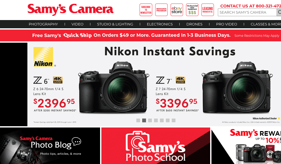 Samy's Camera Black Friday 2020 Deals, Sales & Ads - OveReview